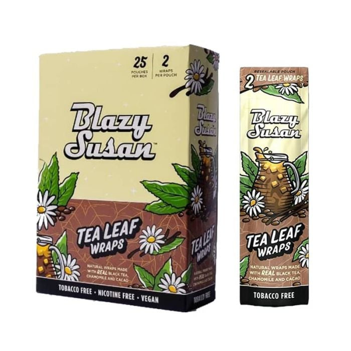 Blazy Susan Real Tea Leaf Wrap 2pk - 25ct Display