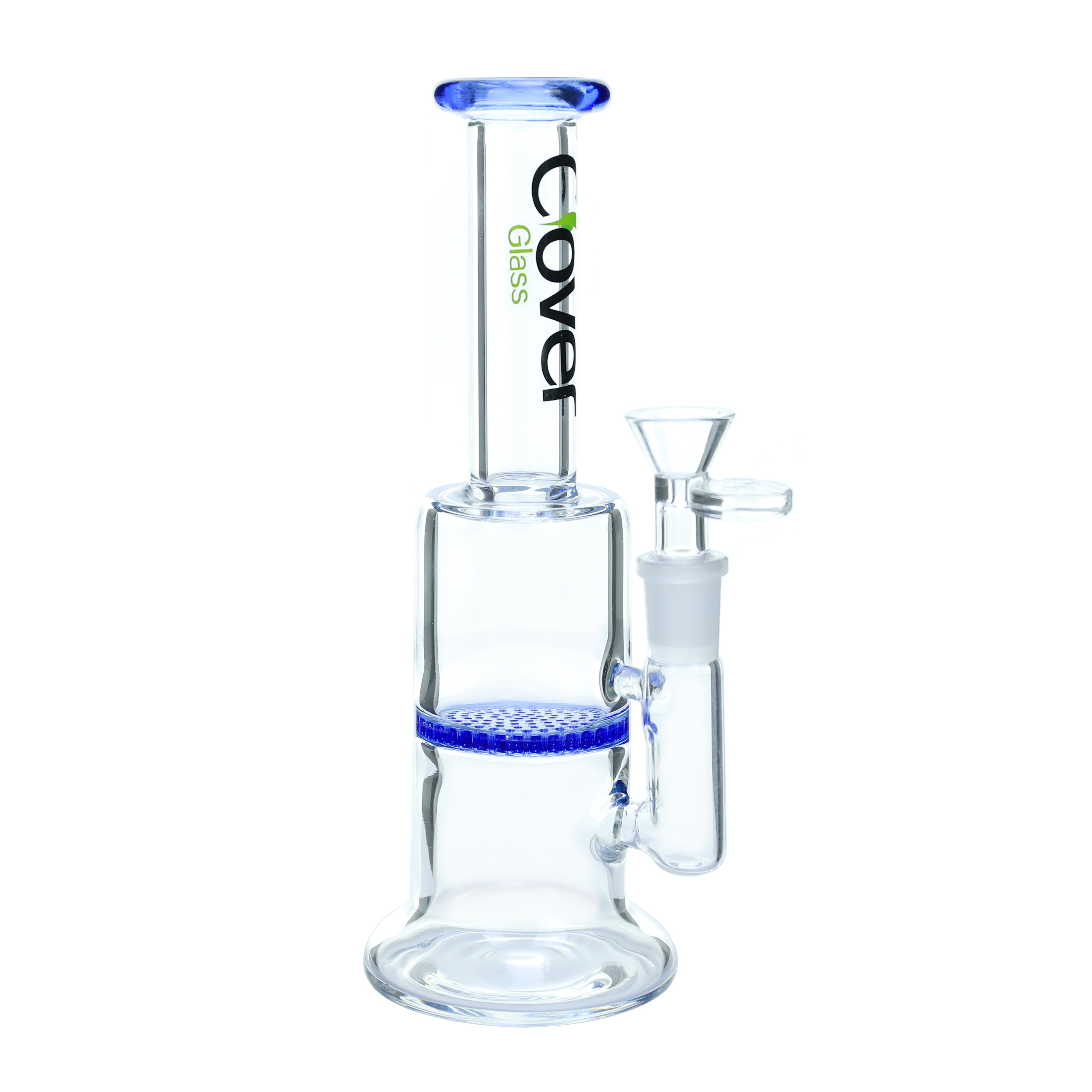 9" Wide Mouth Honeycomb Perc Water Pipe (WPE-317)