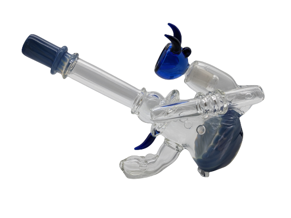 8" Ray Gun Style Water Pipe Dab Rig